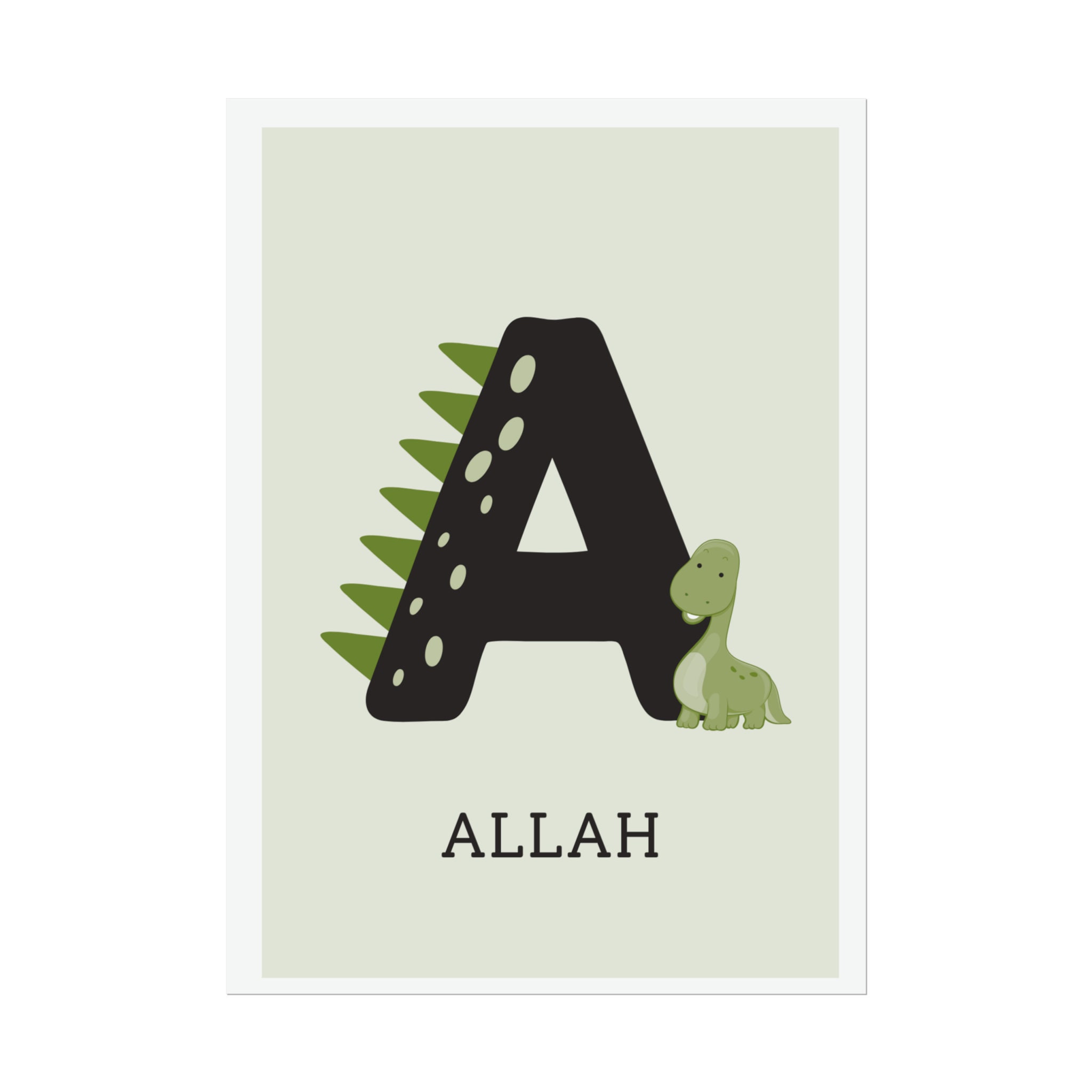 A is for Allah Poster | Islamic Kids Room Decor (instant Download ...