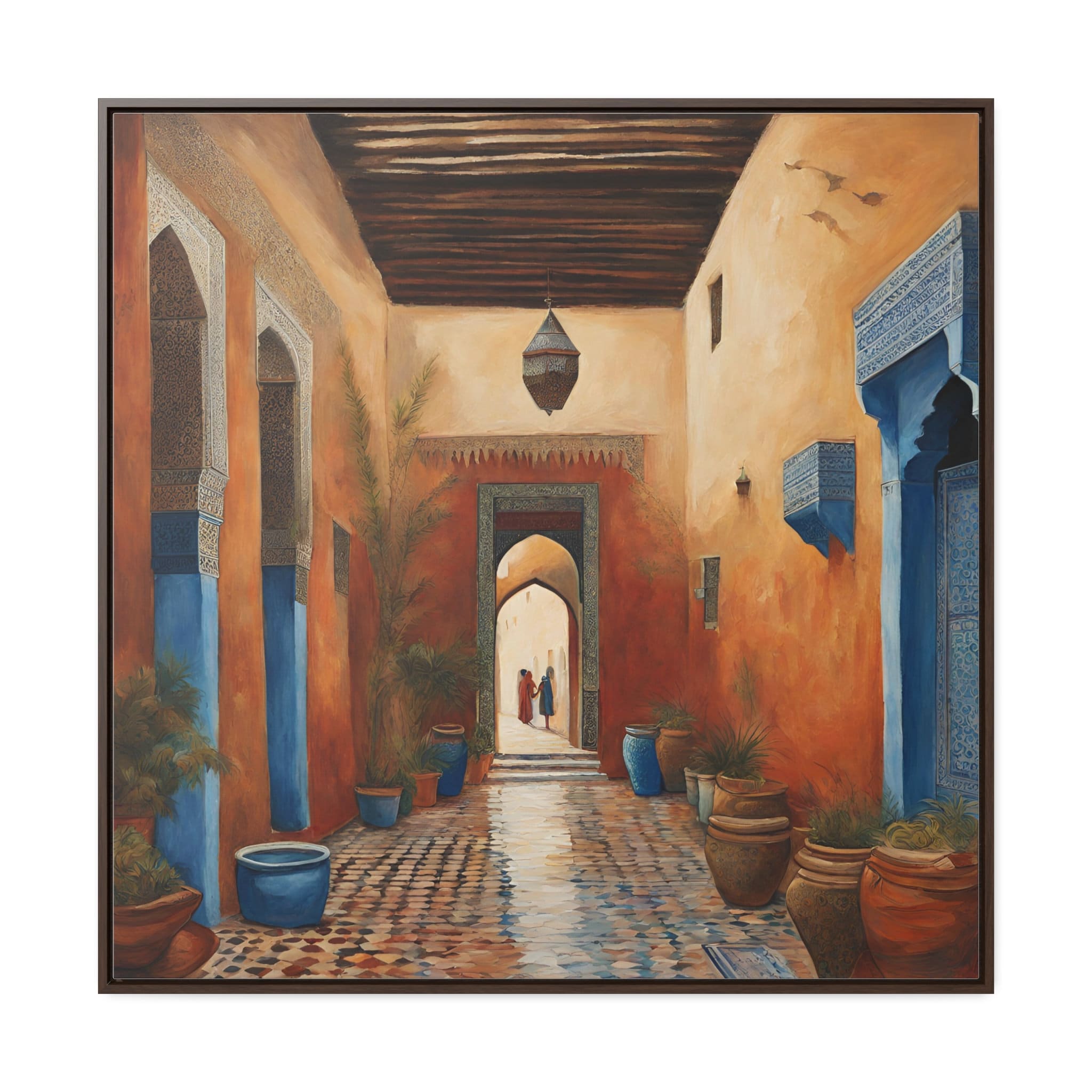 Moroccan Art, Moroccan Street Painting, 24x24 & 36x36 Inch Included ...