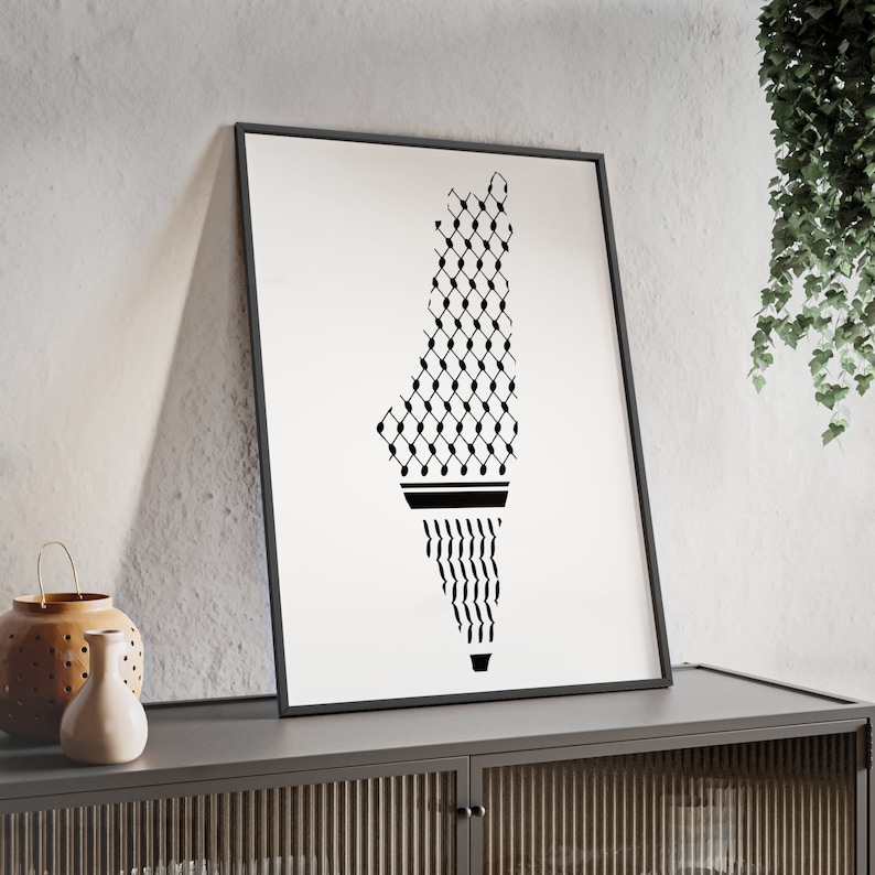 Palestinian Keffiyeh Art, Palestine Art, 3 Sizes Included, Palestina ...