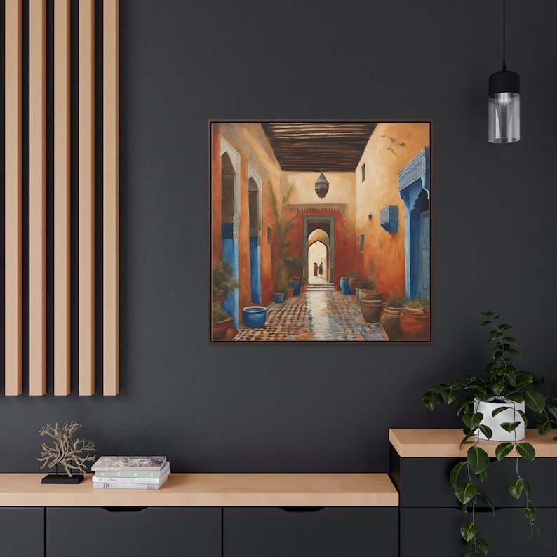 Moroccan Hallway Art Print, Islamic Wall Decor (digital Download) - Etsy