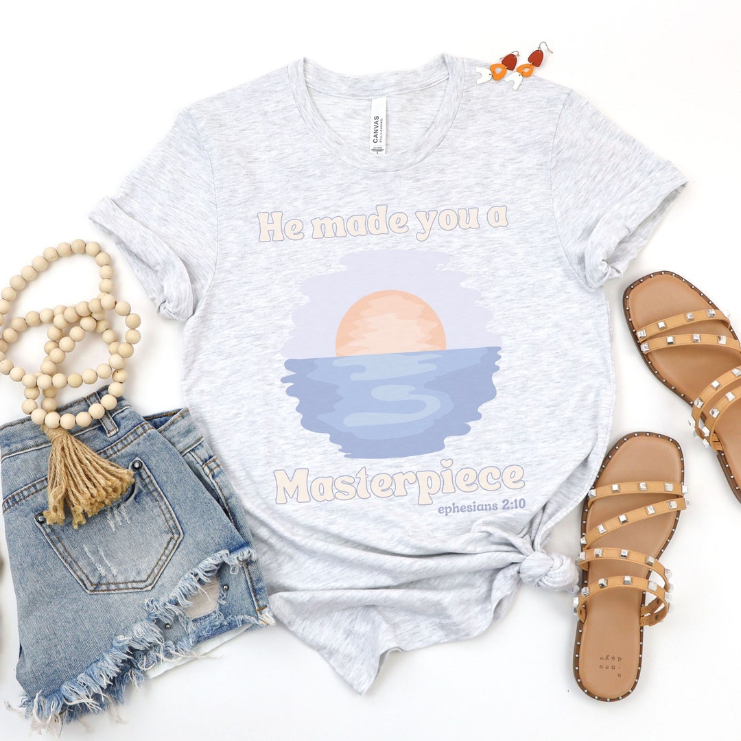 Masterpiece Christian Shirt Subtle Christian Shirts Etsy T-shirts ...