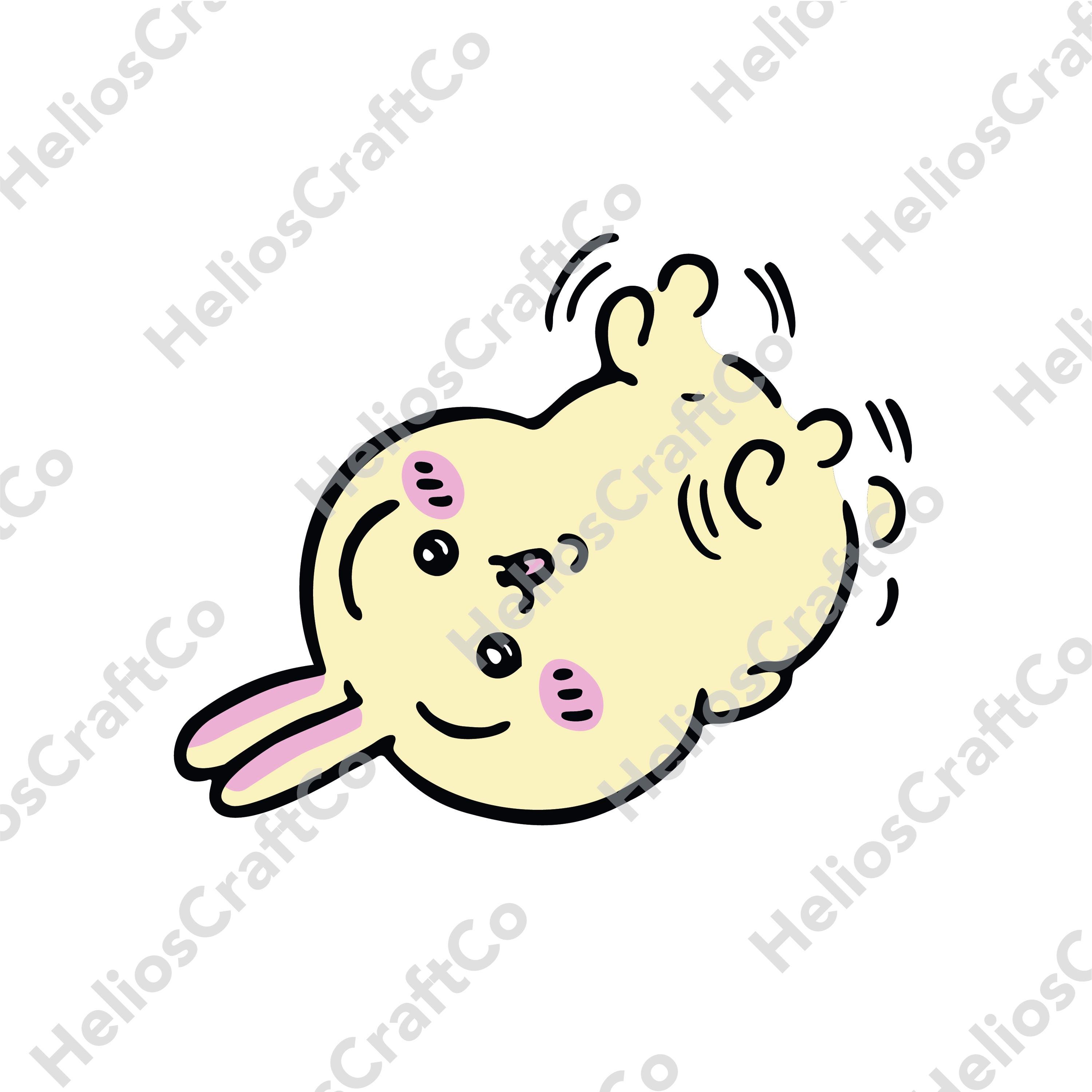 Chiikawa Usagi SVG Bundle | Kawaii Anime Cat Digital Stickers for ...