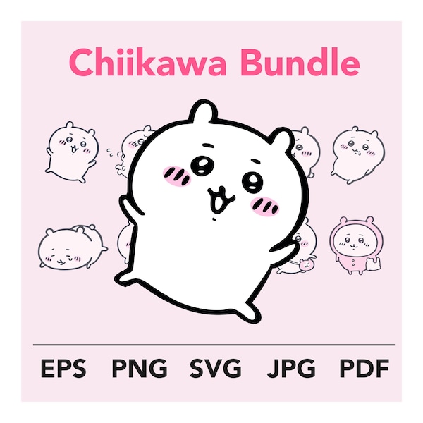 Chiikawa Stickers Png - Etsy