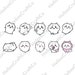 Chiikawa SVG Bundle | Kawaii Anime Cat Digital Stickers for Cricut ...