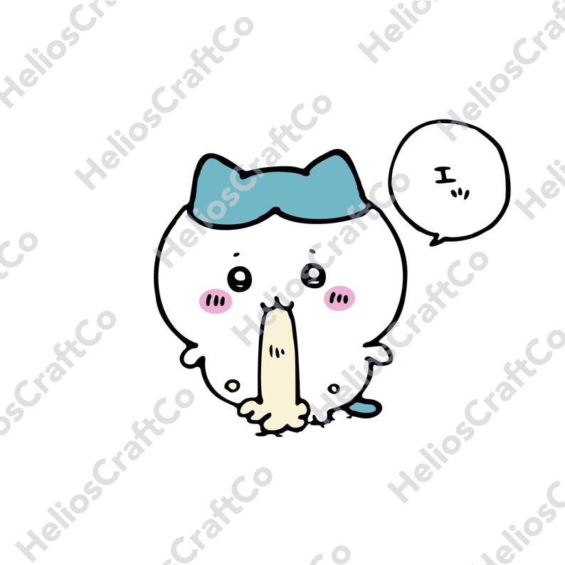 Chiikawa Hachiware SVG Bundle | Kawaii Anime Cat Digital Stickers for ...