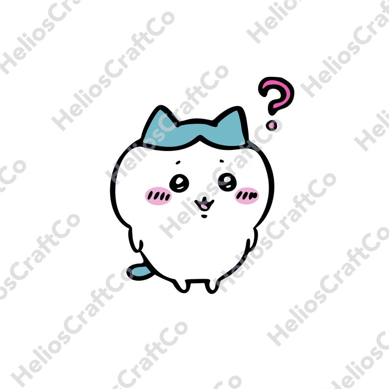 Chiikawa Hachiware SVG Bundle | Kawaii Anime Cat Digital Stickers for ...