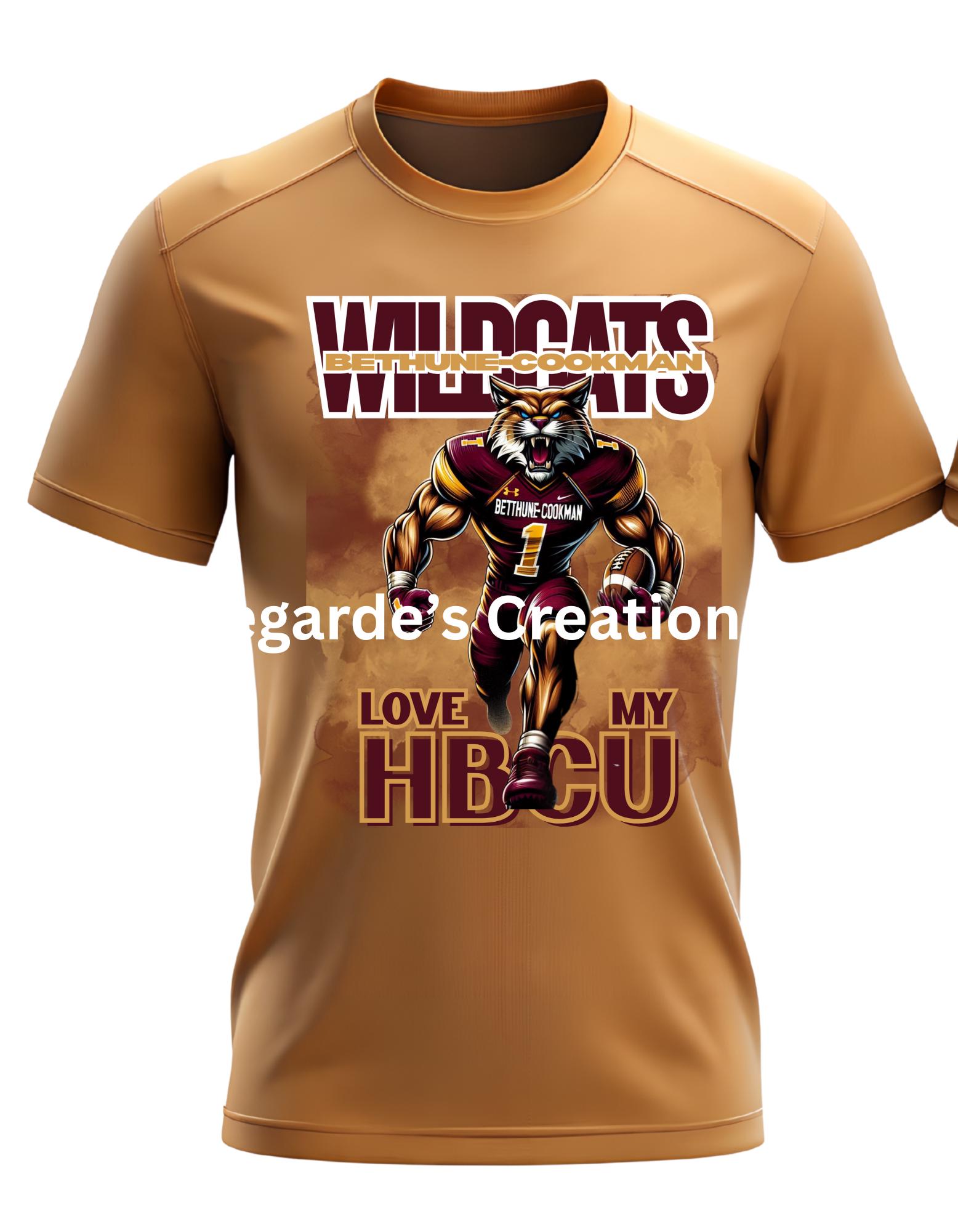 Bethune Cookman Wildcats, I Love My HBCU. Png, Sublimation, Dtf - Etsy