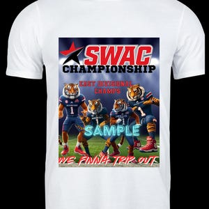 SWAC Championship, HBUC, Jackson State, Southern University, - Etsy