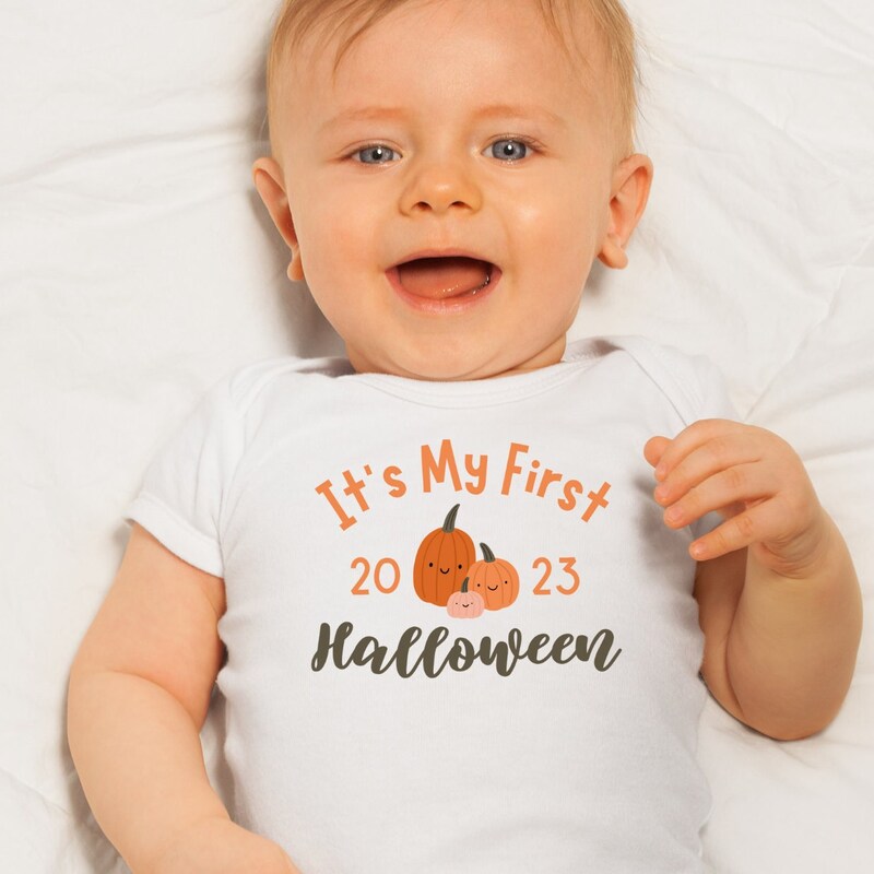 My First Halloween Svg - Etsy