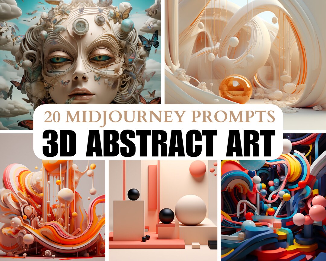 Midjourney Prompts Ai 3d Abstract Art Prompt Ai Art Prompt Digital Art ...