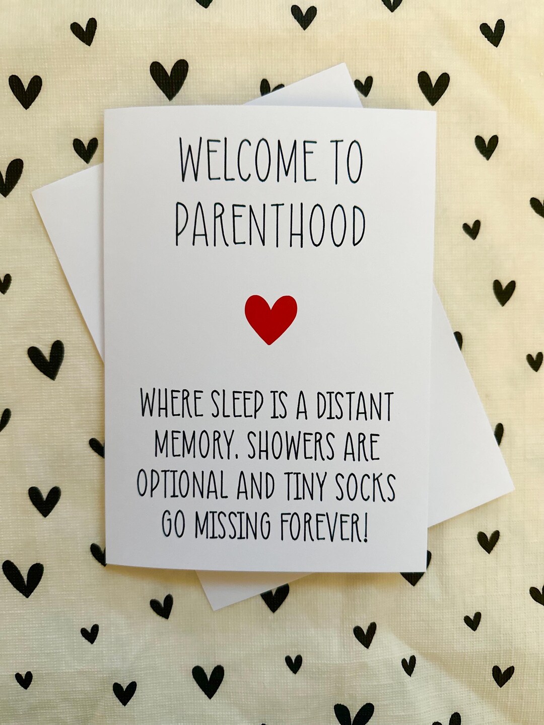 Welcome to Parenthood 5 X 7 Inch New Baby Card, Welcome Baby, Baby ...