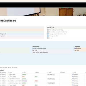 Ultimate Student Dashboard Bundle Notion Template 2024 Notion Note Student Planner Academic ...