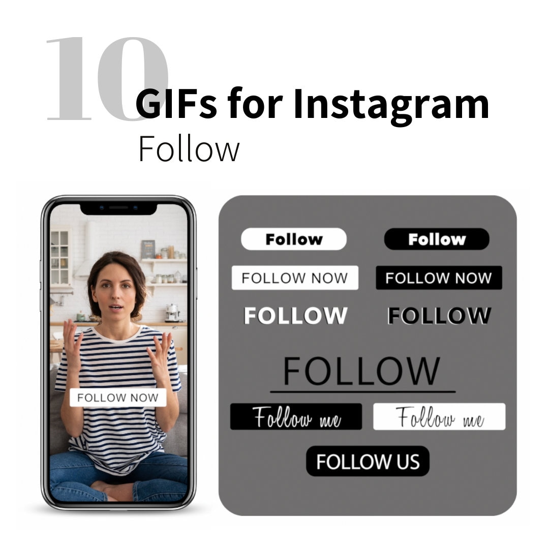 10 Instagram Story Gifs Stickers, Animated GIPHY Sticker, Social Media ...