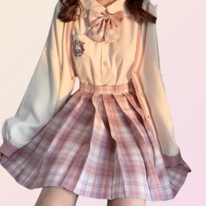 Winter Kawaii Cardigan Sweater, Oversized Cardigan, Korean Fashion ...