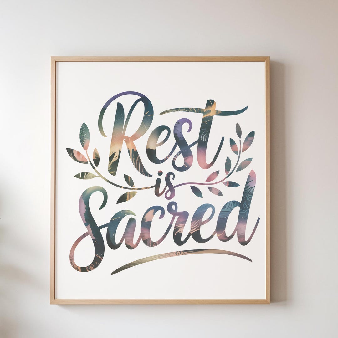 Rest is Sacred, Mental Health Png, Motivational Png, Positive Png ...
