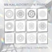 55 Geometric Mandala Coloring Pages | Kaleidoscope Sacred Geometry (PDF ...