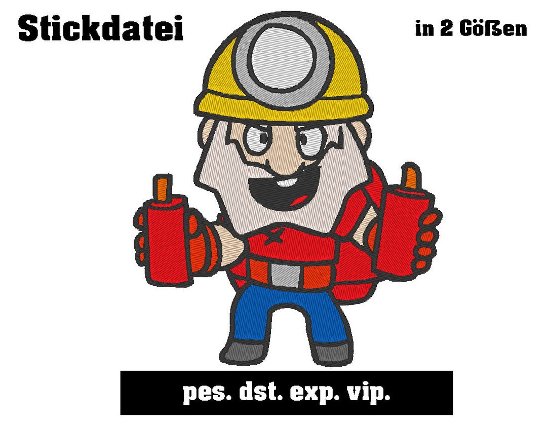 Brawl Stars Dynamics Embroidery Design / Digital Download for - Etsy