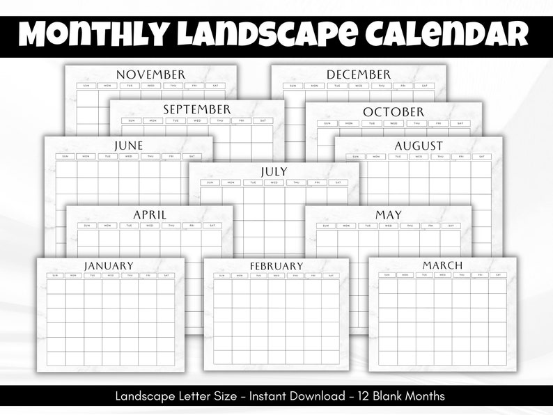 Printable Black & White Student Planner or Binder and Calendar - Etsy
