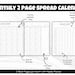 Printable Black & White Student Planner or Binder and Calendar - Etsy