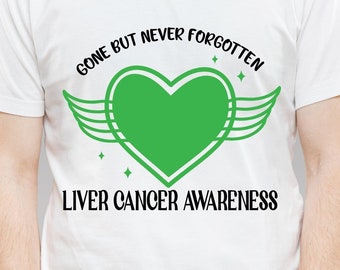 Liver Cancer Awareness Svg Png Bundle Emerald Green Ribbon - Etsy