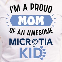 National Microtia Awareness Day Svg Png, Blue Ribbon Svg Cricut ...