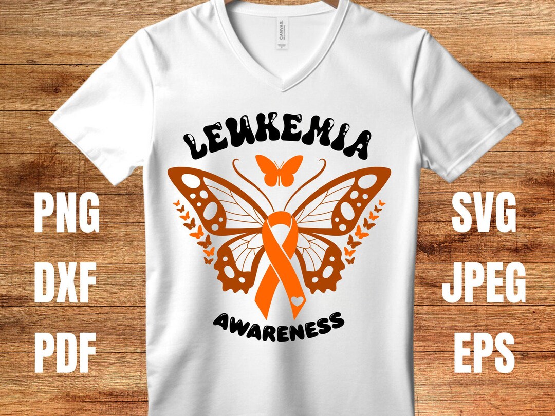 Leukemia Awareness Svg Png, Leukemia Butterfly, Cricut Sublimation ...