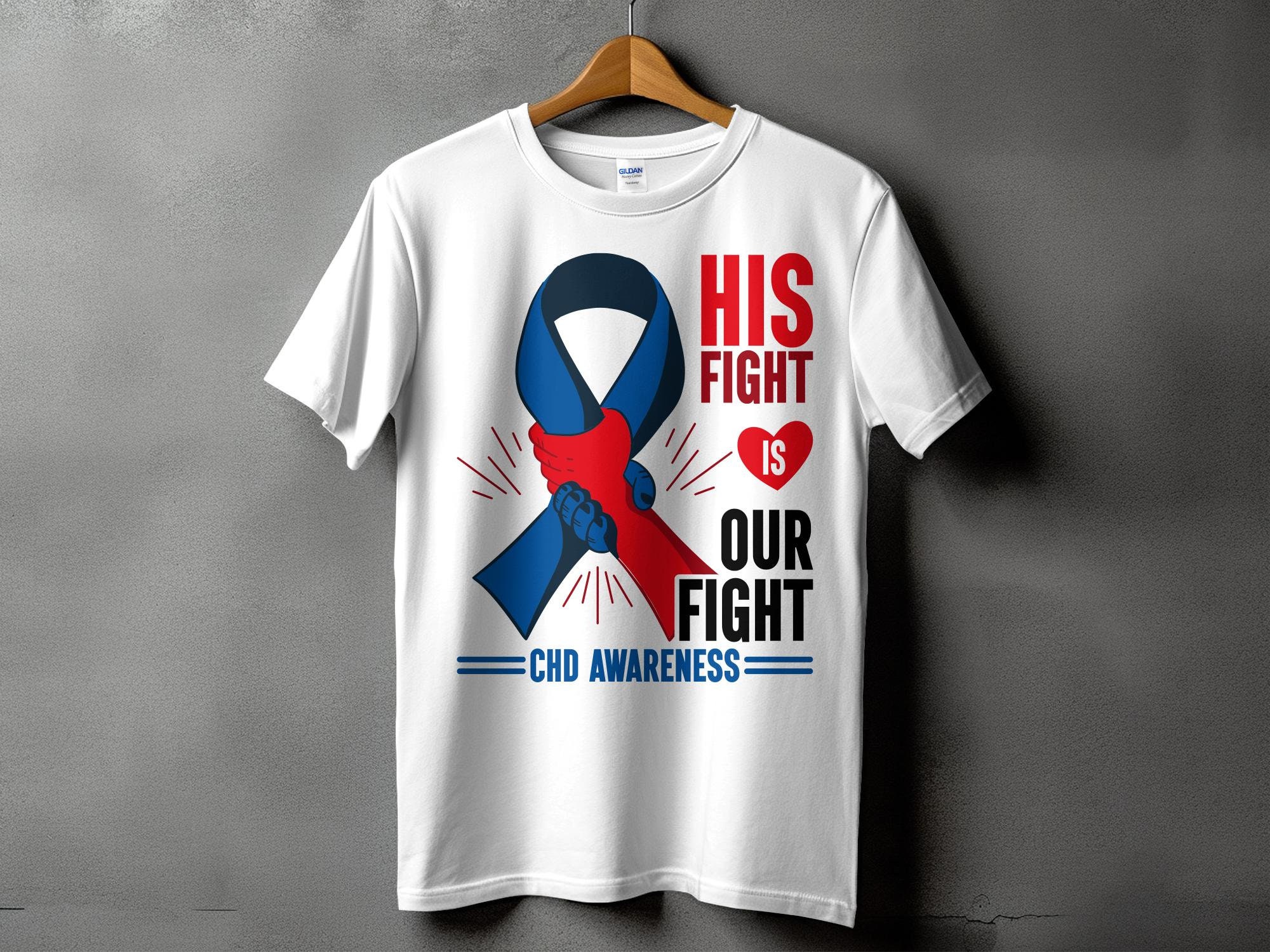 CHD Awareness Svg Png, His Fight is Our Fight, Cricut Sublimation ...