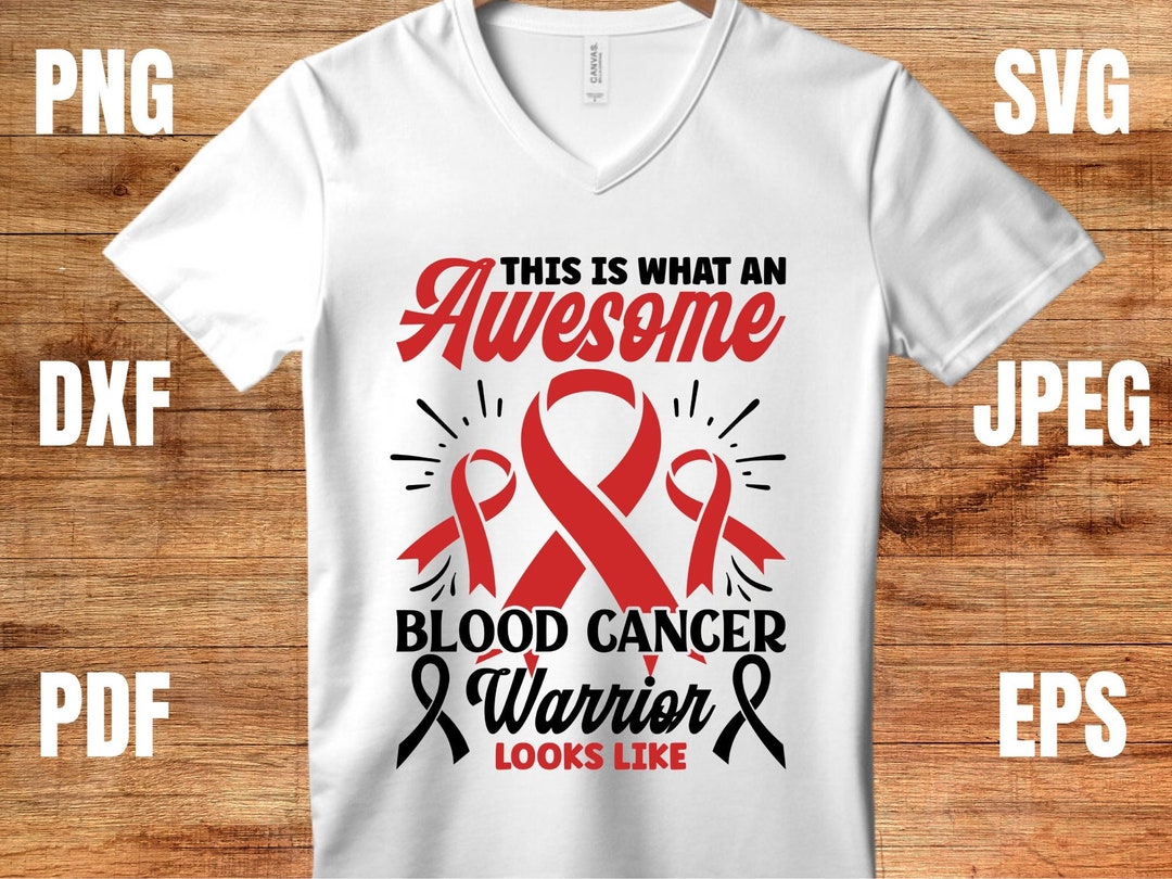 Blood Cancer Awareness Svg Png, Blood Cancer Warrior, Cricut ...