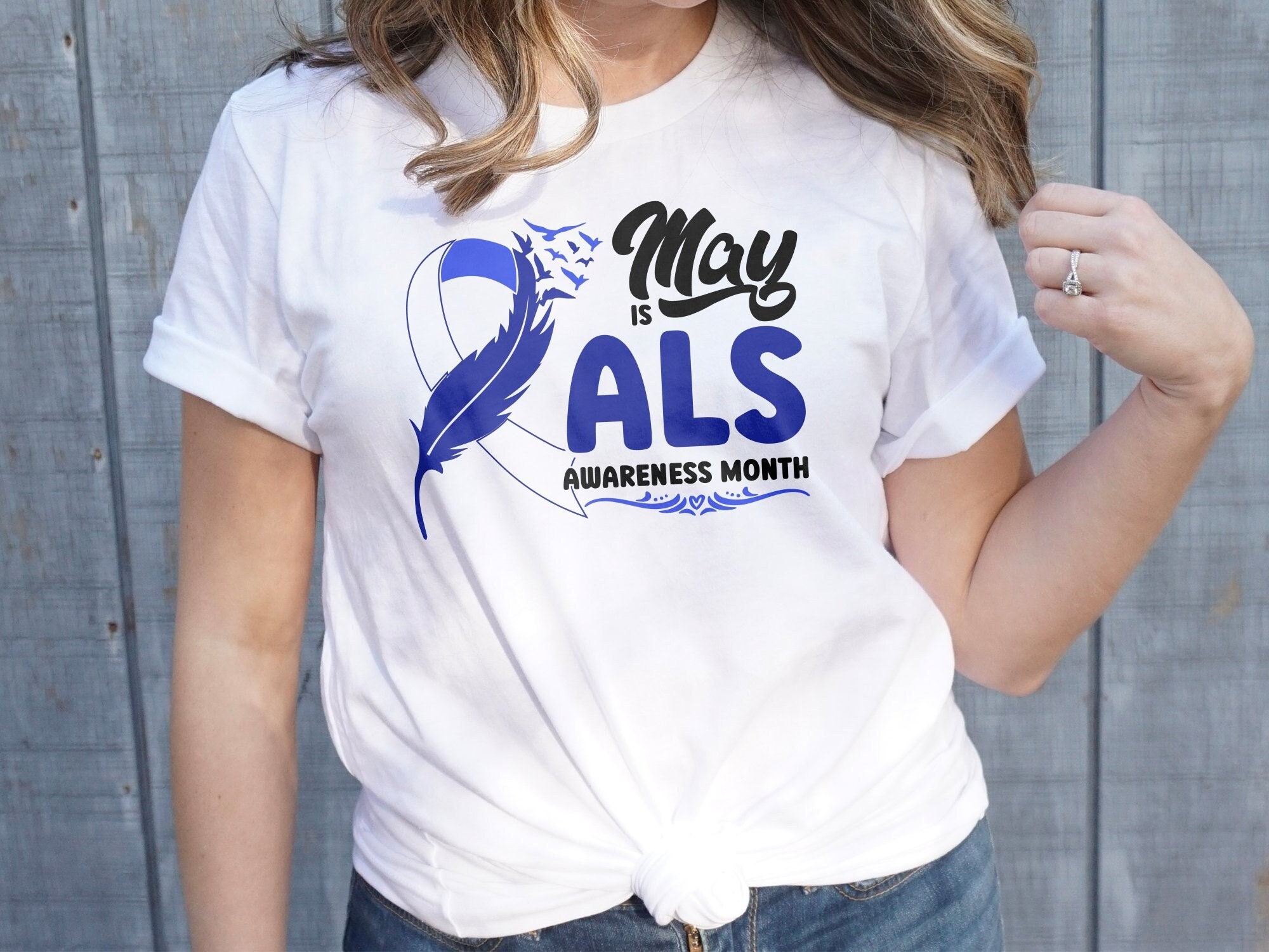 ALS Awareness Svg Png, May is ALS Awareness Month, Cricut Sublimation ...