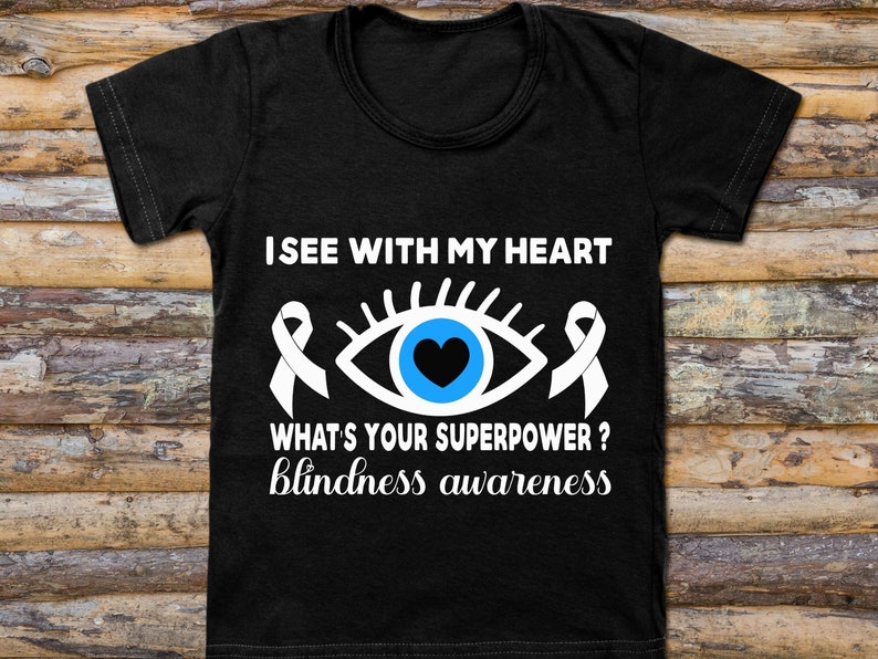 Blindness Awareness Svg Png, I See With My Heart, What is Your ...