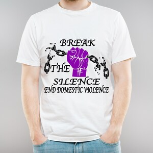 Domestic Violence Awareness Svg Png, Break the Silence, Domestic ...