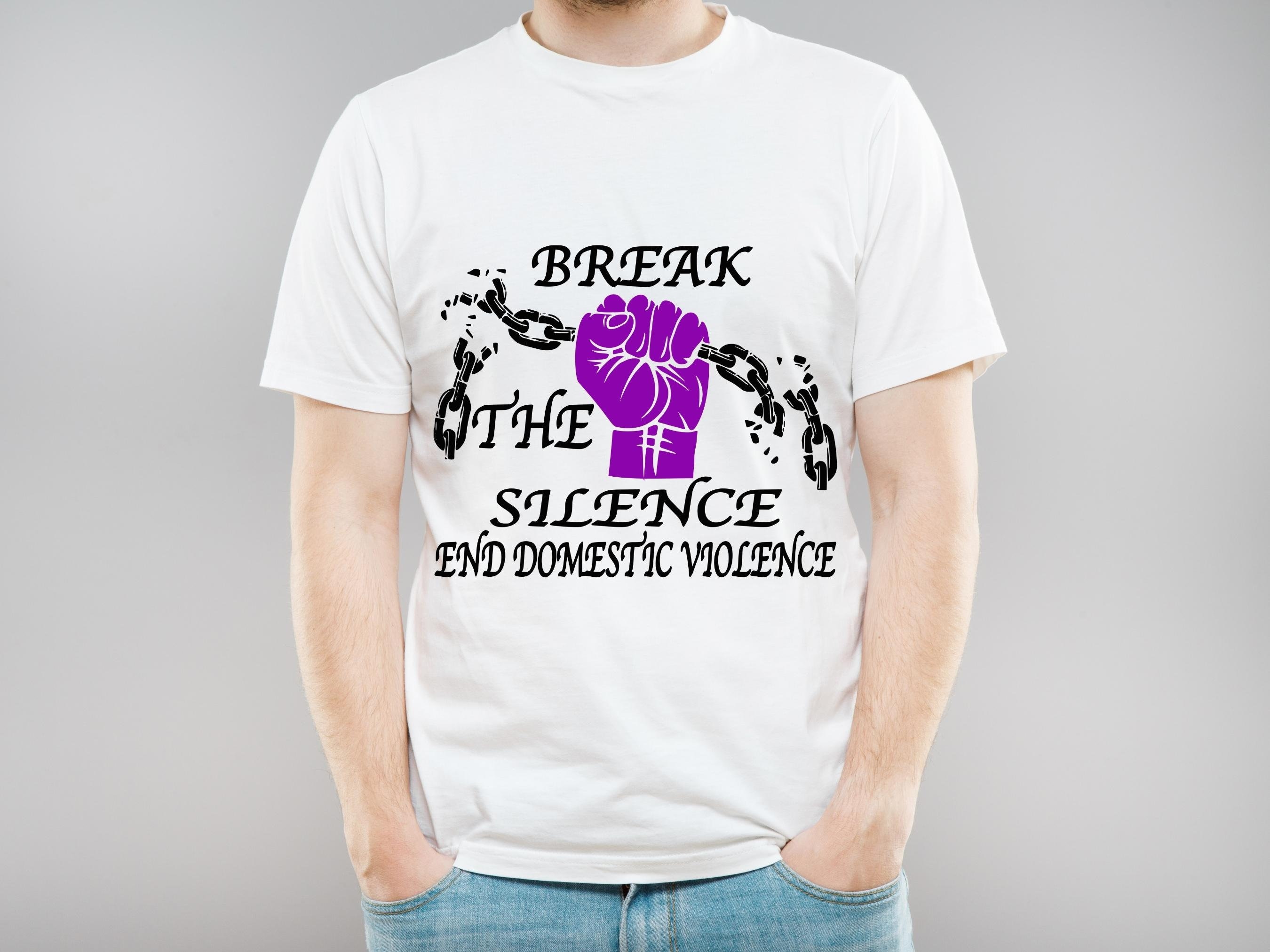 Domestic Violence Awareness Svg Png, Break the Silence, Domestic ...