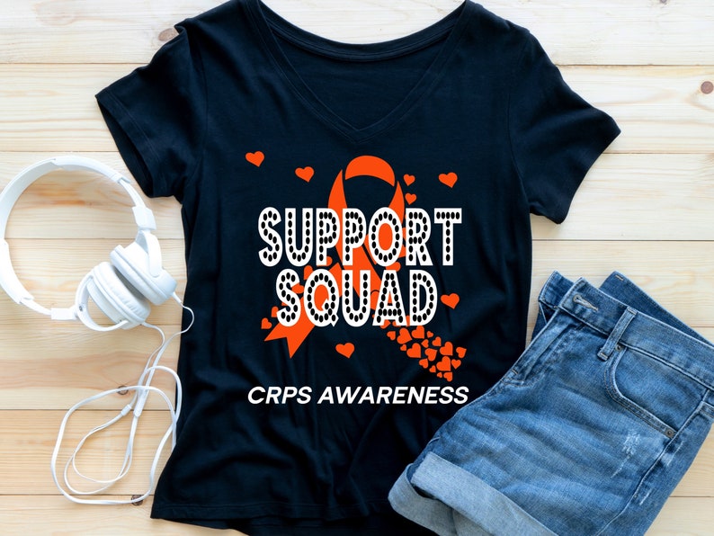 CRPS Awareness Svg Png, Support Squad Svg Png, CRPS Awareness Shirt Svg ...