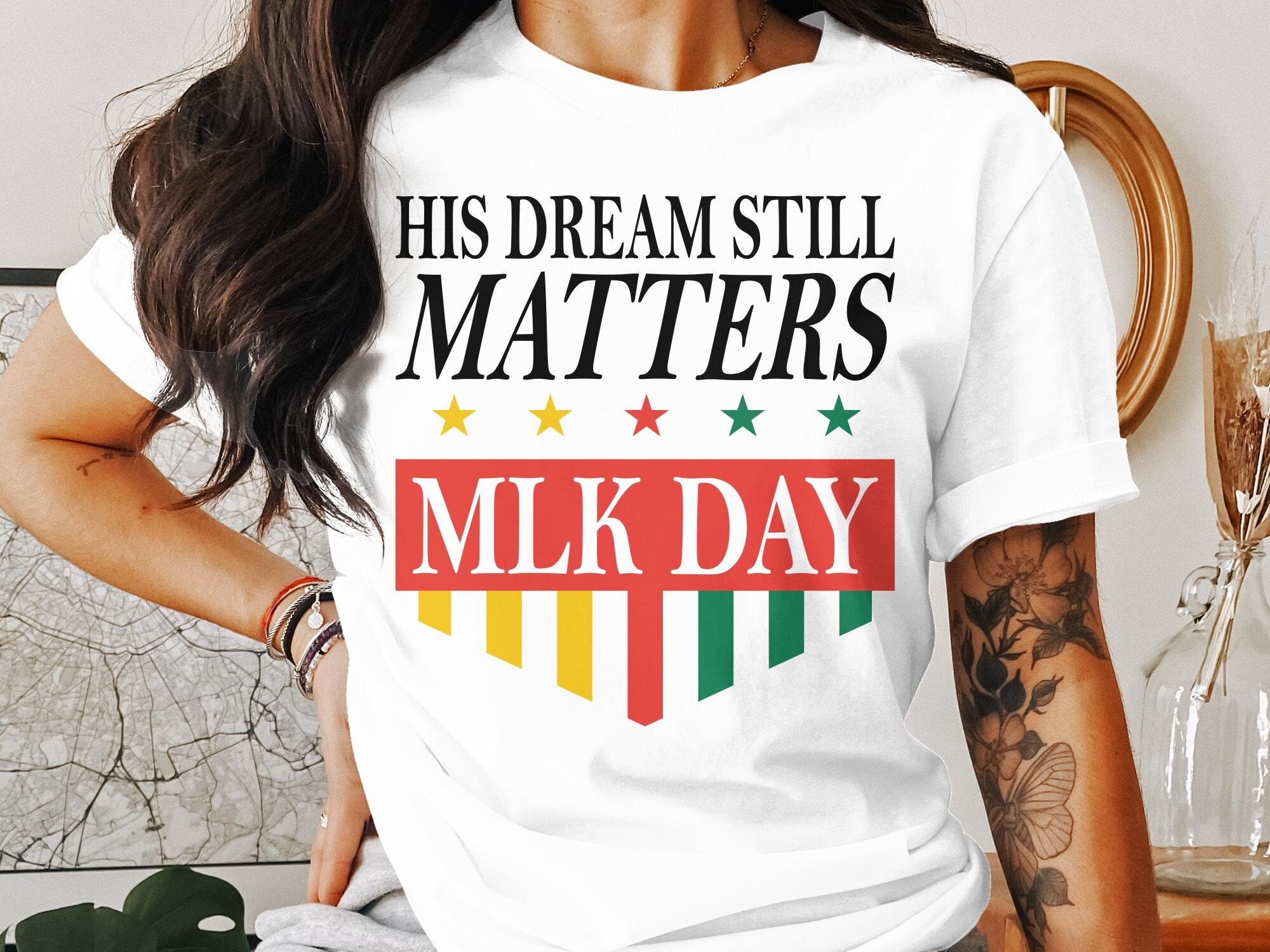 MLK Day Svg Png, His Dream Still Matters, Cricut Sublimation Design ...