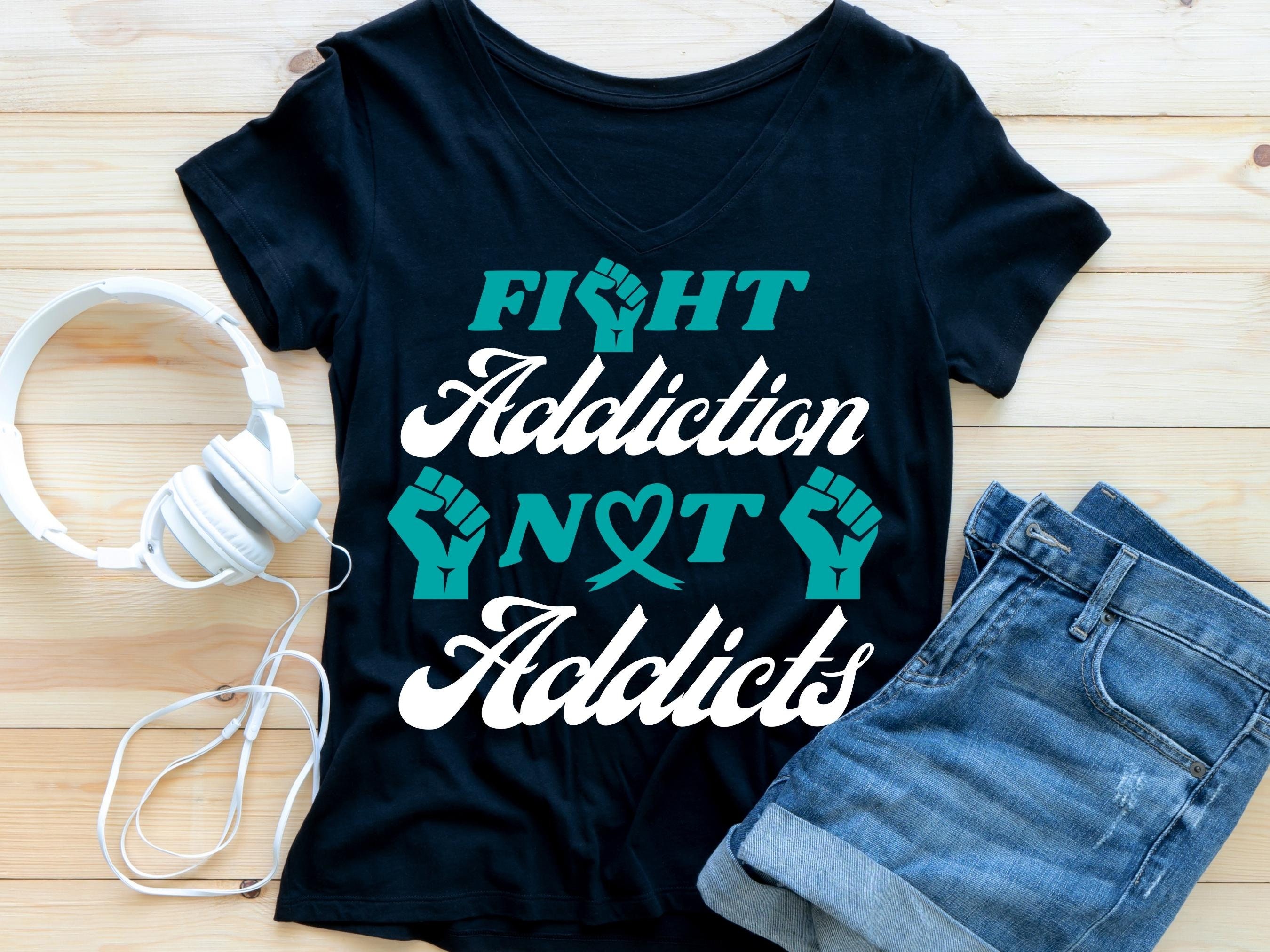 Addiction Recovery Awareness Png Svg Fight Addiction Svg - Etsy