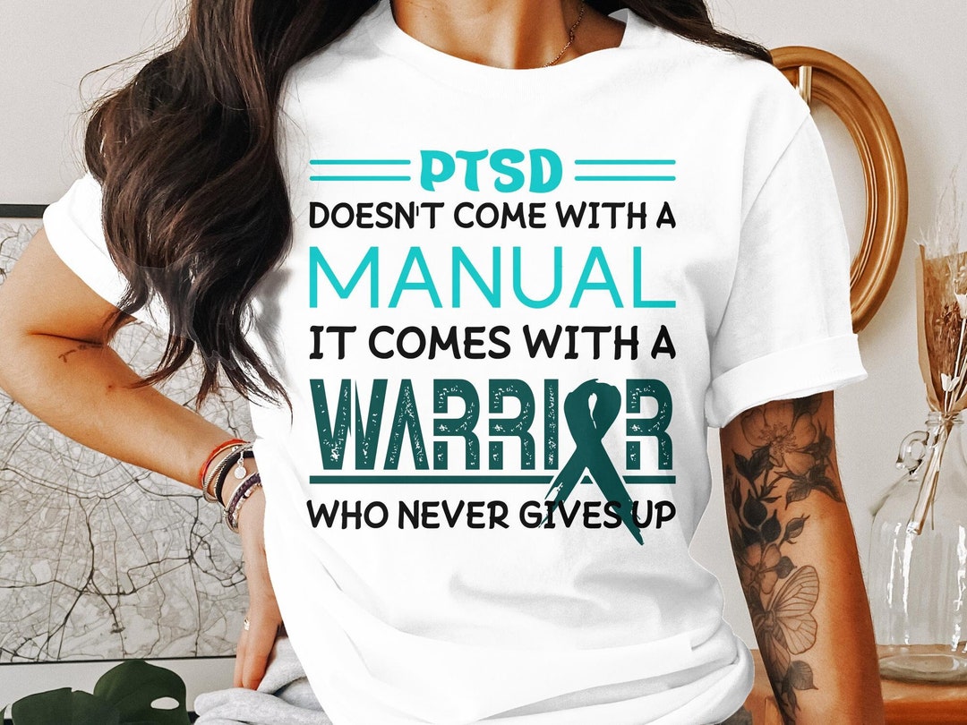 PTSD Awareness Svg Png, PTSD Comes With A Warrior, Cricut Sublimation ...