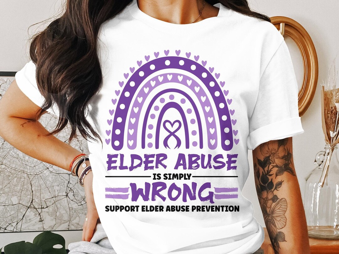 Elder Abuse Awareness Svg Png, Elder Abuse Svg Png, Cricut Sublimation ...