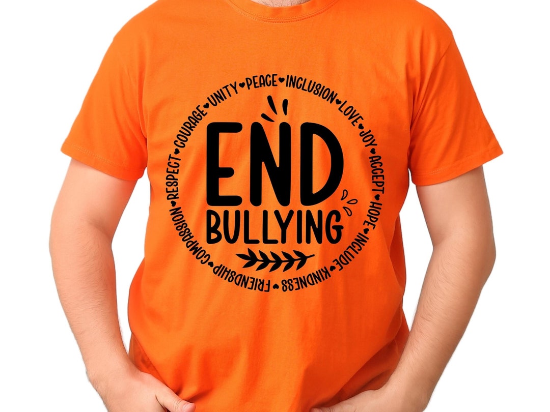Unity Day Svg Png, Teacher End Bullying, Cricut Sublimation Design ...