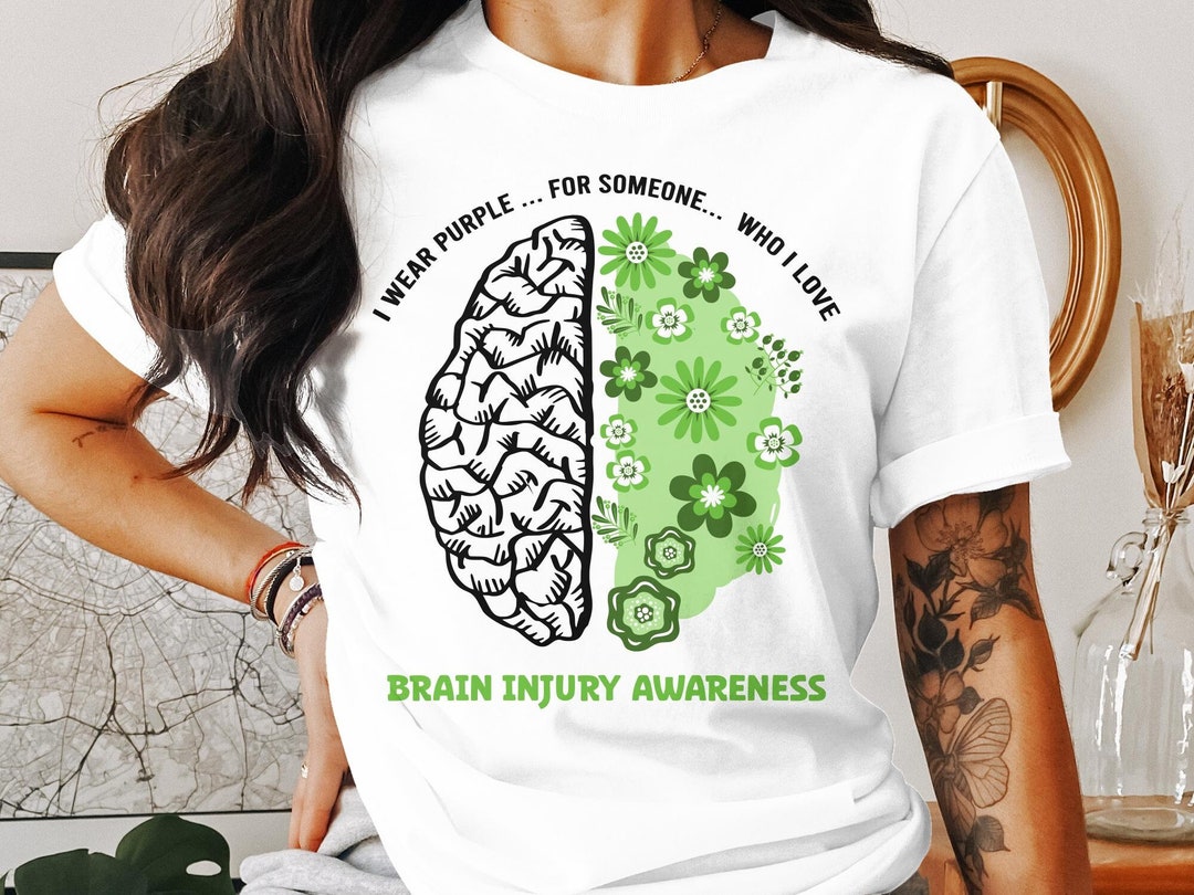 Brain Injury Awareness Svg Png, I Wear Green for Someone Who I Love ...