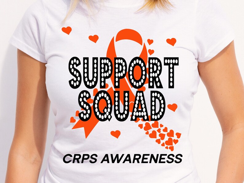 CRPS Awareness Svg Png, Support Squad Svg Png, CRPS Awareness Shirt Svg ...