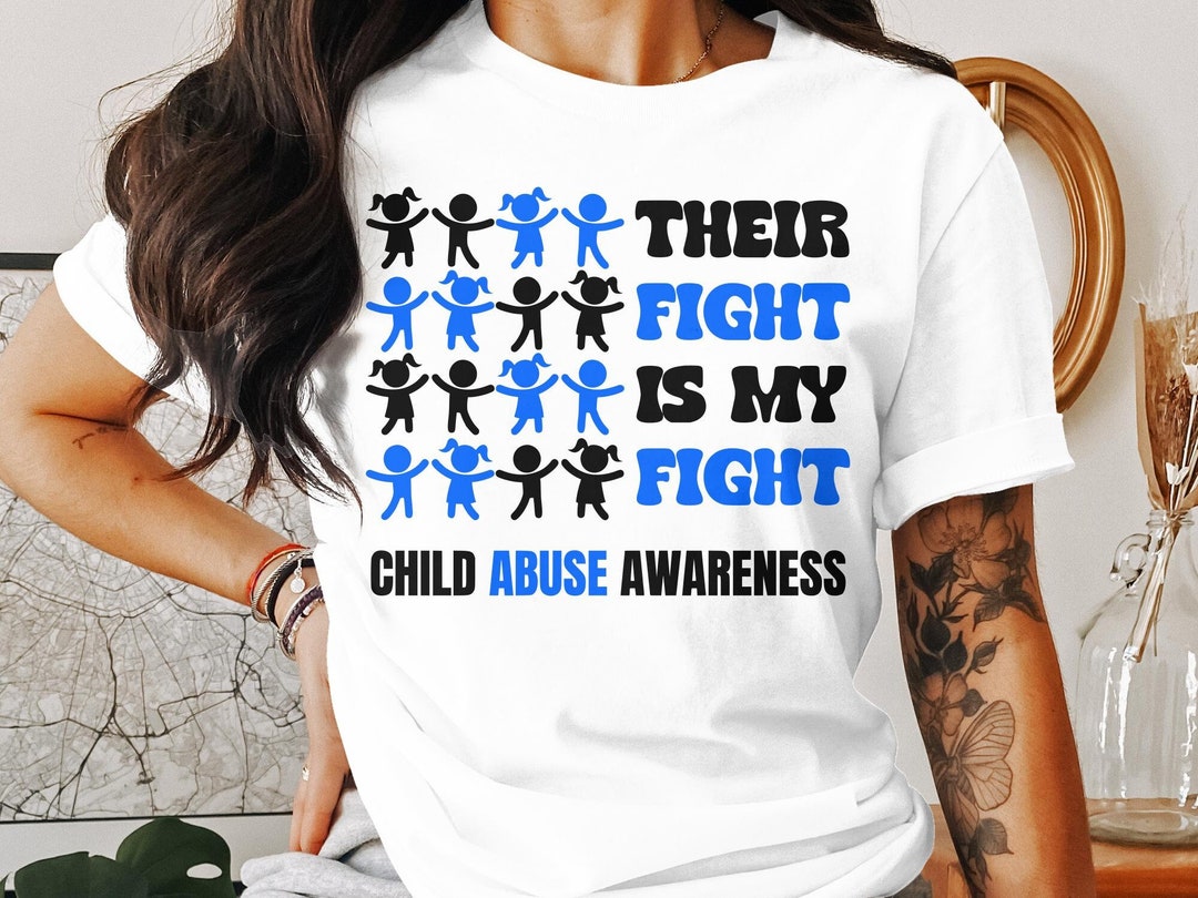 Child Abuse Prevention Awareness Svg Png, Their Fight is My Fight ...