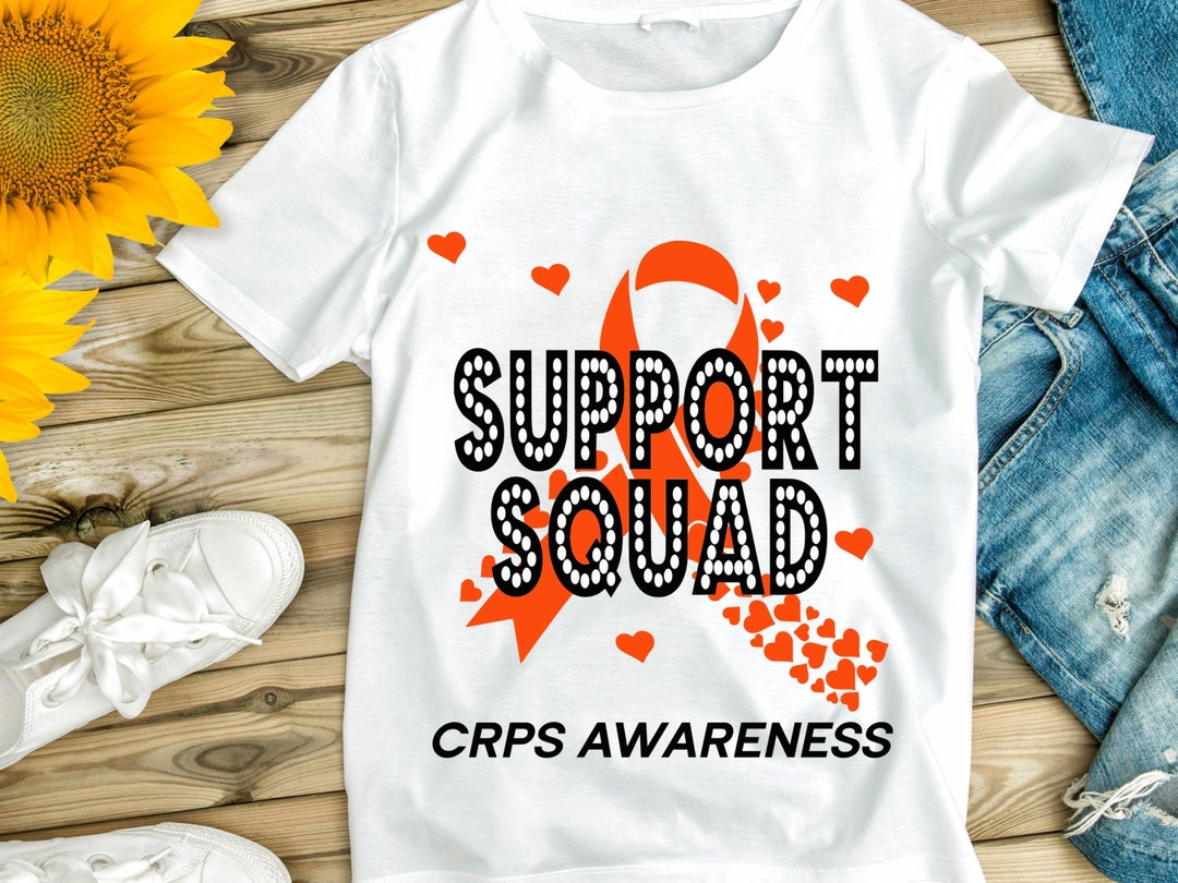 CRPS Awareness Svg Png, Support Squad Svg Png, CRPS Awareness Shirt Svg ...