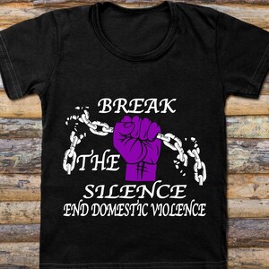 Domestic Violence Awareness Svg Png, Break the Silence, Domestic ...