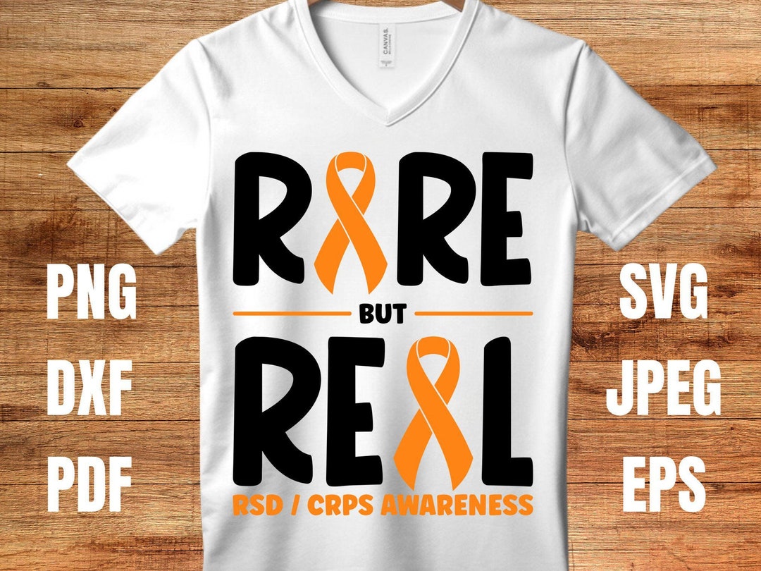 CRPS Awareness Svg Png, Rare but Real Svg, Cricut Sublimation Design ...