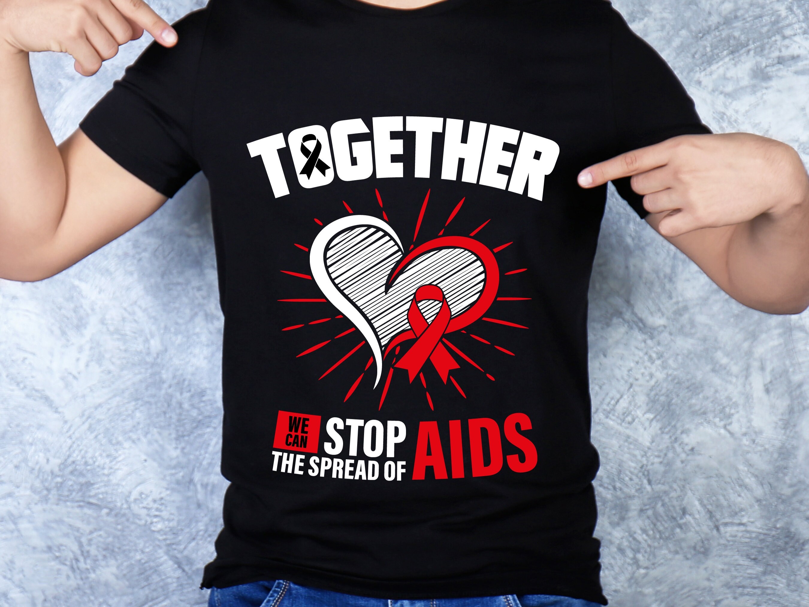 HIV AIDS Awareness Svg Png, Cricut Sublimation Design Svg Png, HIV ...