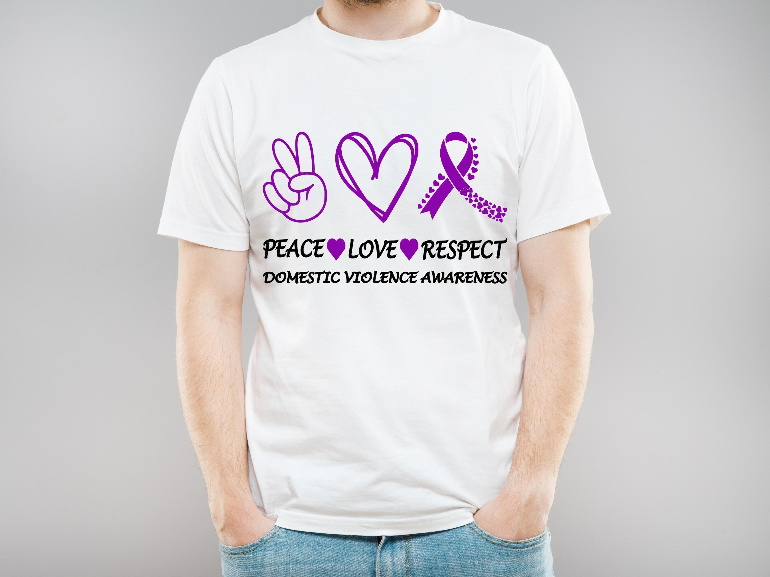 Domestic Violence Awareness Svg Png Peace Love Respect - Etsy