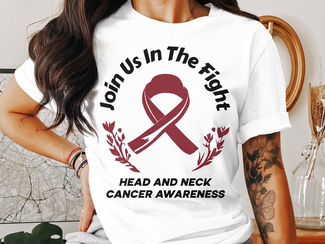 Head and Neck Cancer Awareness Svg Png, Join Us in the Fight, Cricut ...