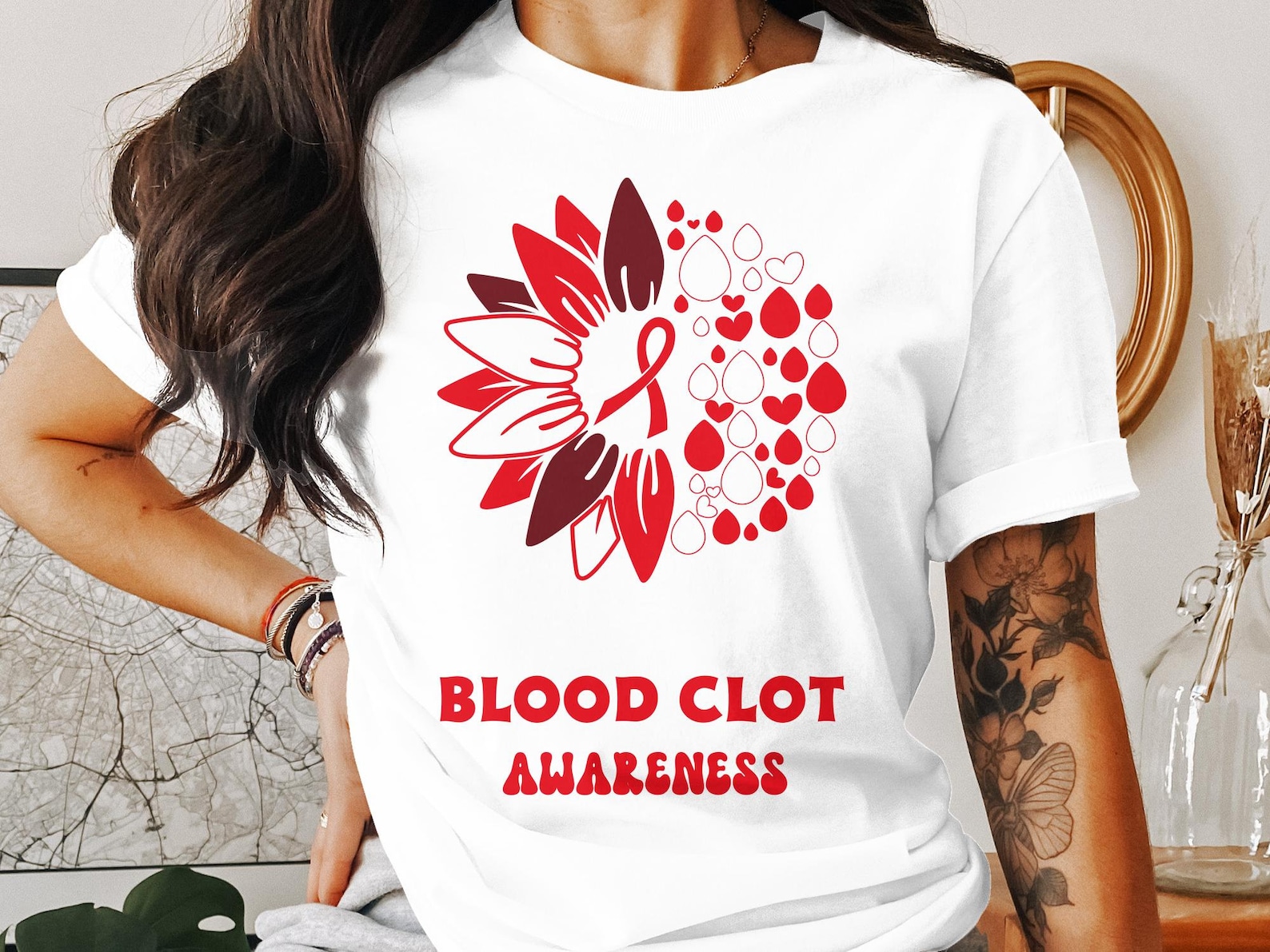 Blood Clot Awareness Svg Png, Blood Clot Awareness, Cricut Sublimation ...