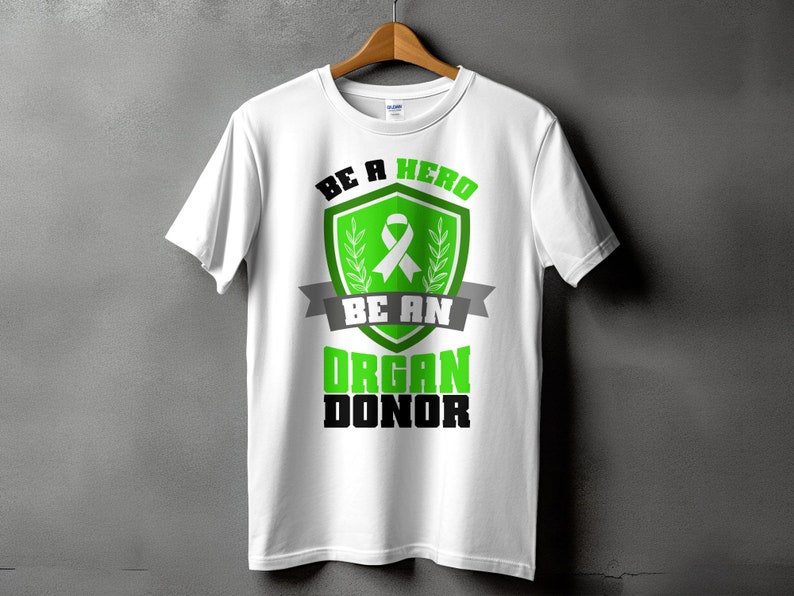 Organ Donation Svg Png, Be A Hero Be an Organ Donor, Cricut Sublimation ...