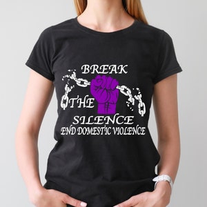 Domestic Violence Awareness Svg Png, Break the Silence, Domestic ...